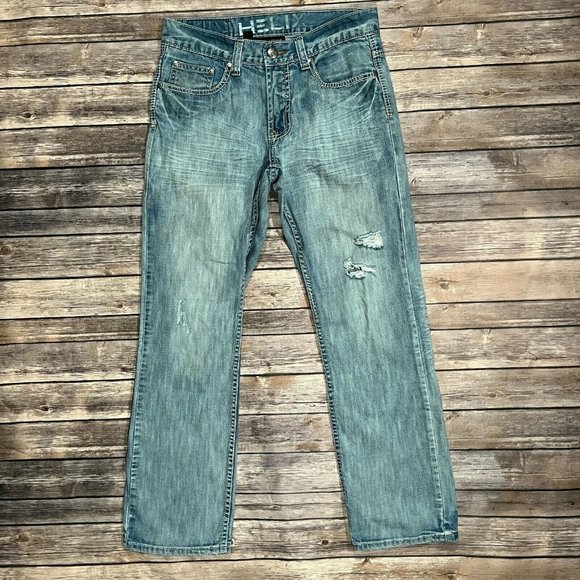 Helix | Jeans | Helix Slim Boot Sz 29x3 Denim Jeans Thick Stitch ...